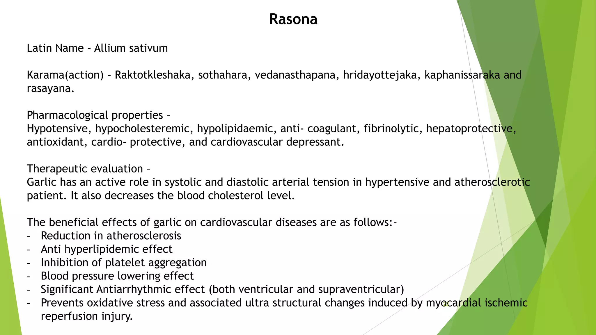 Importance of ayurveda in cardiac aliments | PPTX