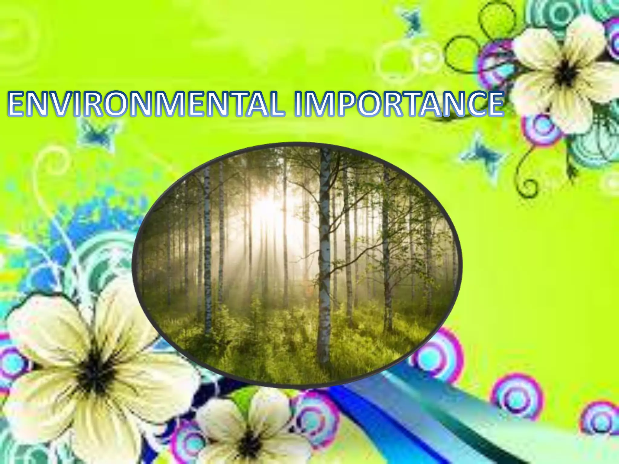 Important of forests | PPTX