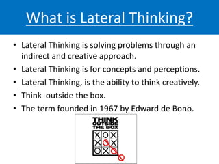 Lateral Thinking | PPTX