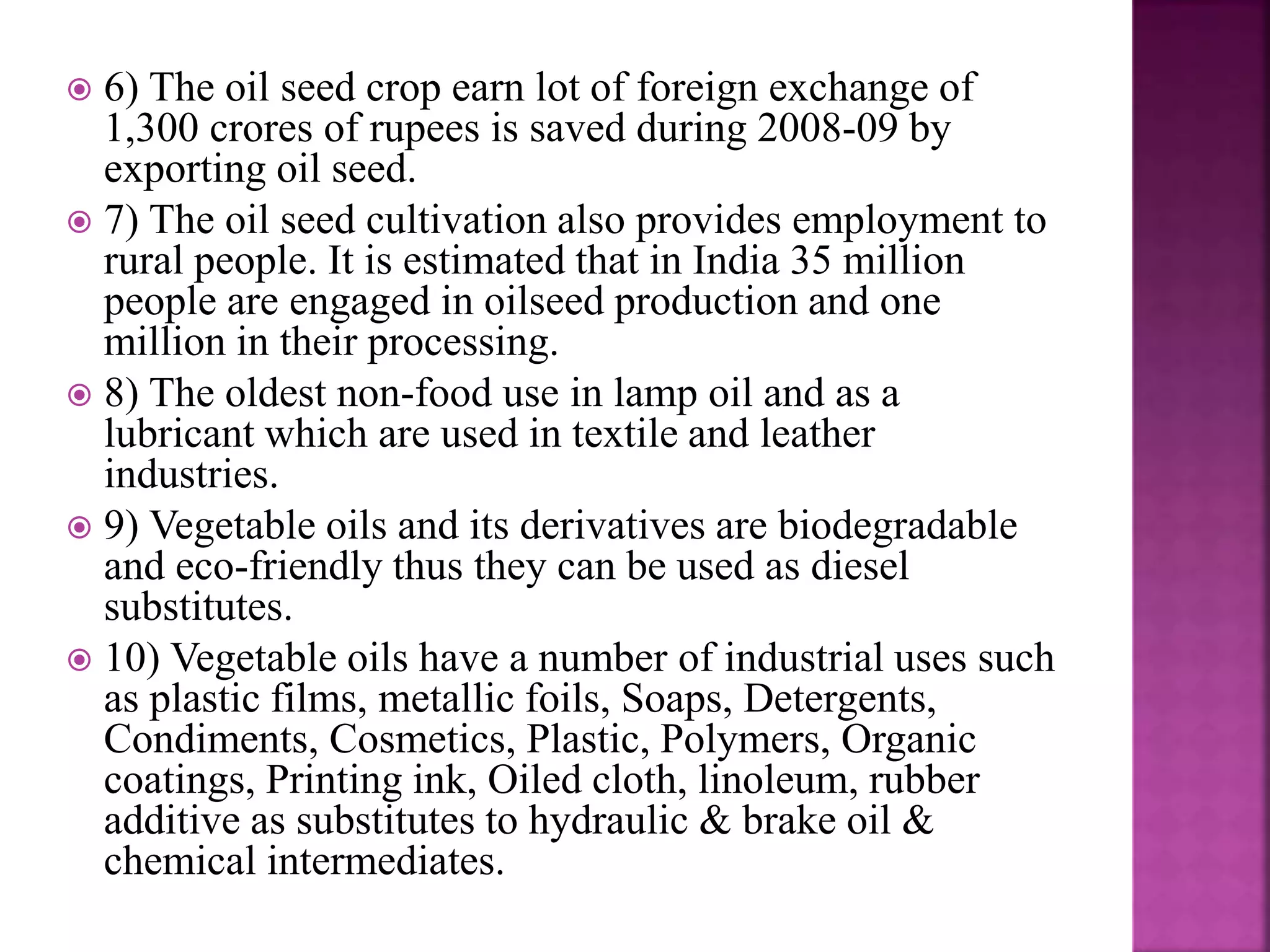 Imp oil crops | PPTX