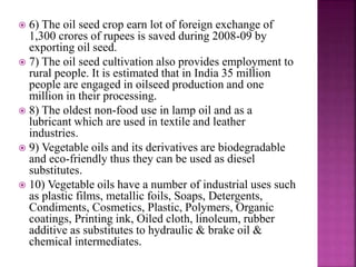 Imp oil crops | PPTX