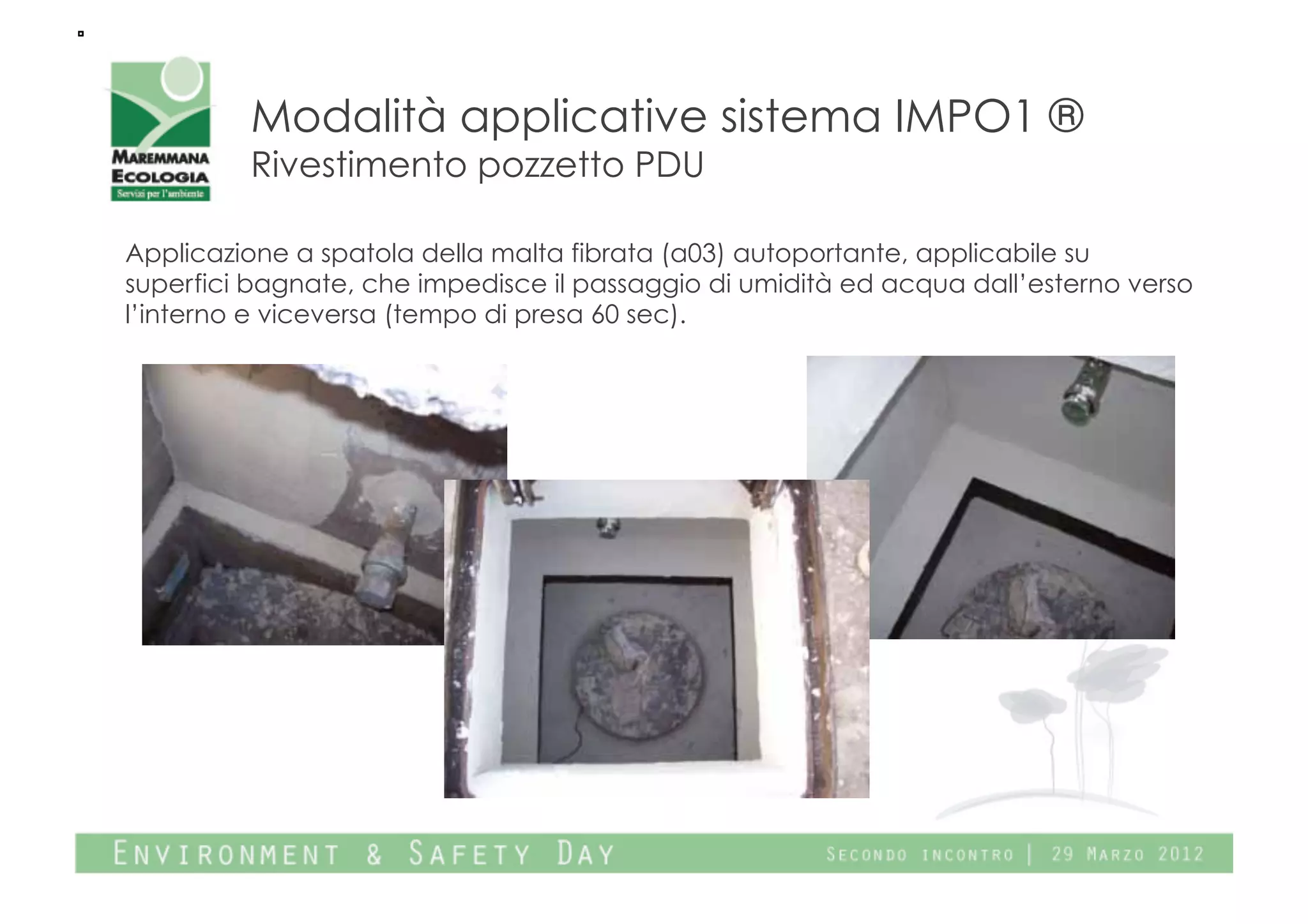 Il sistema IMPO: impermeabilizzazione pozzetti | PDF
