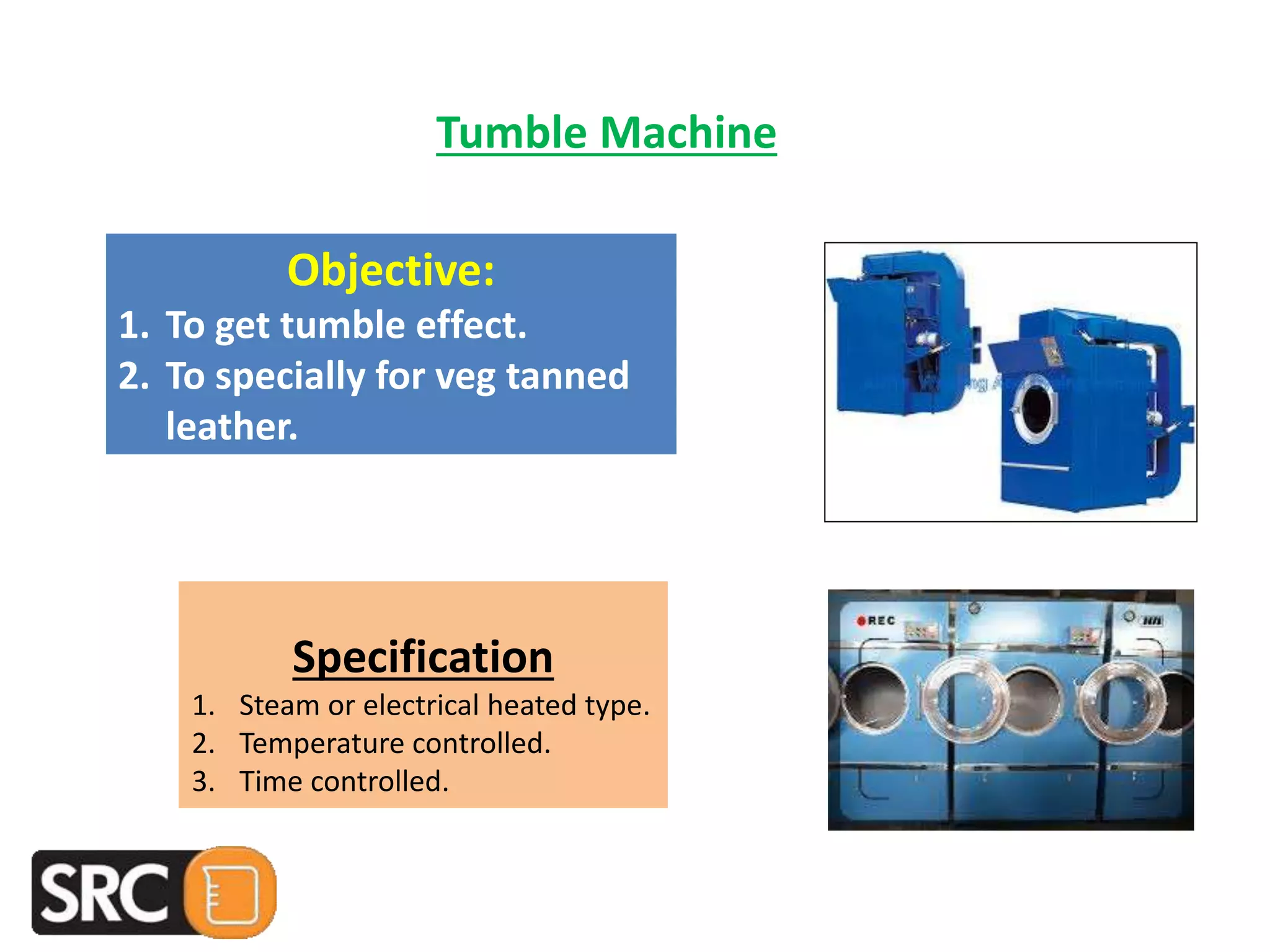 Importance of mechanical operation in leather processing (final) | PPTX