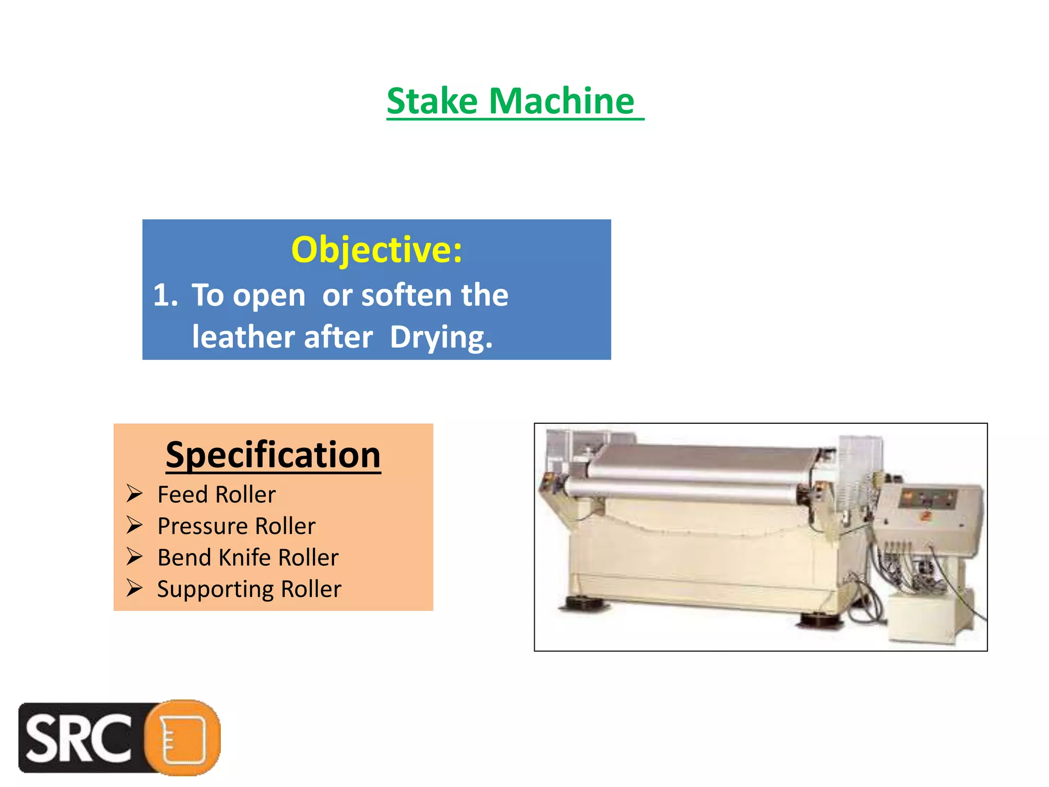 Importance of mechanical operation in leather processing (final) | PPTX