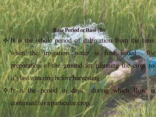 Imporatant deination of irrigation | PPT
