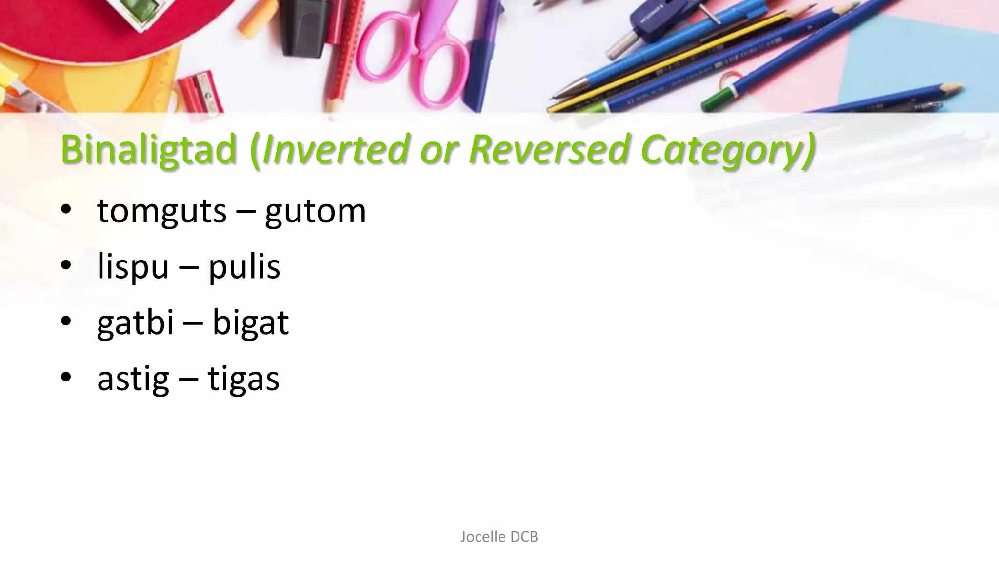 Mga Ginagamit na Salitang Impormal sa Komunikasyon | PPTX