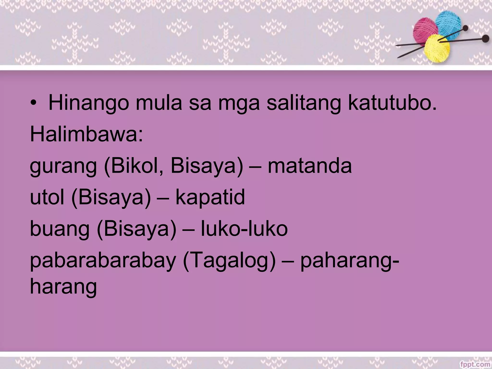 Impormal na komunikasyon | PPT