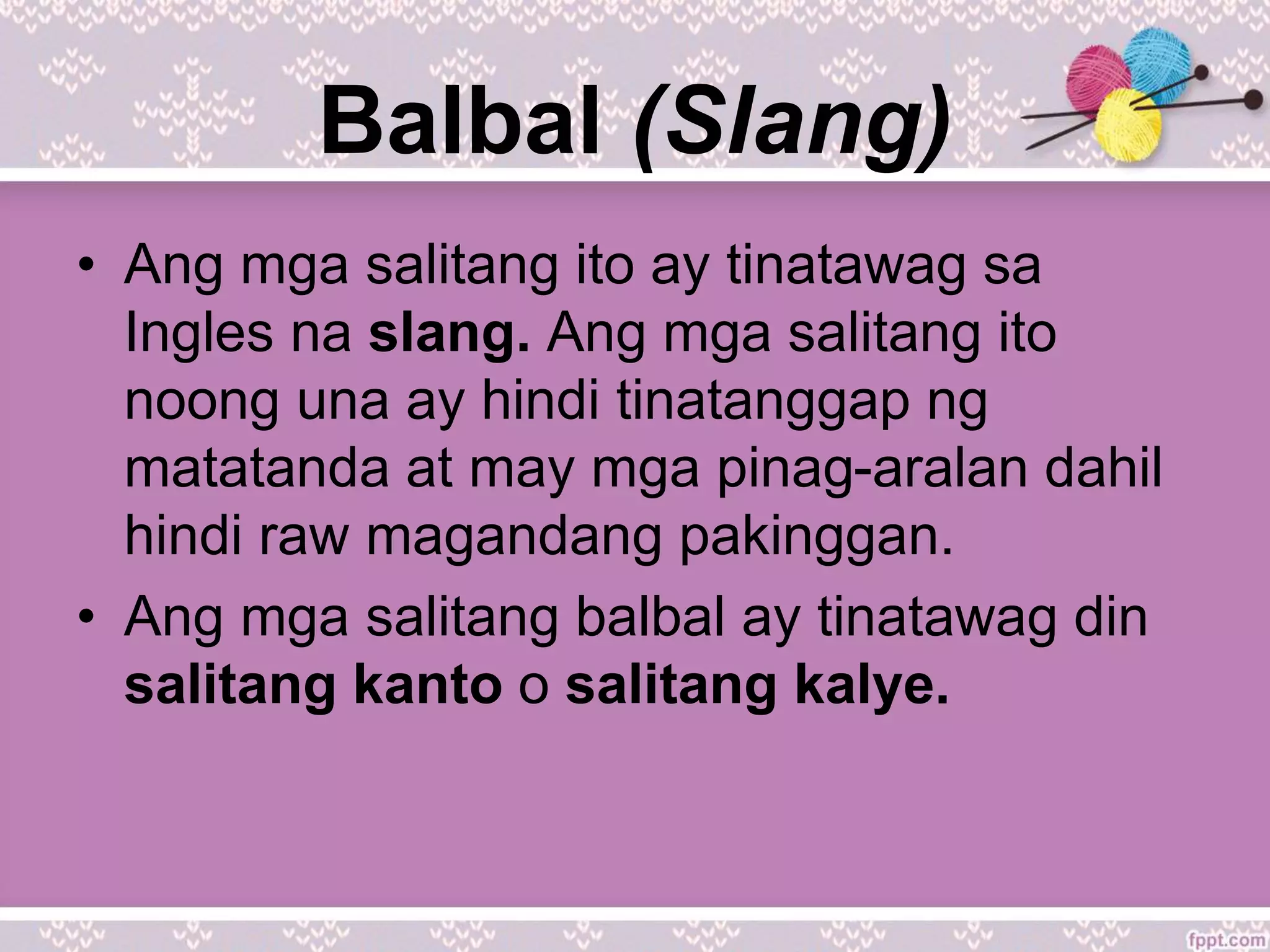 Impormal na komunikasyon | PPT