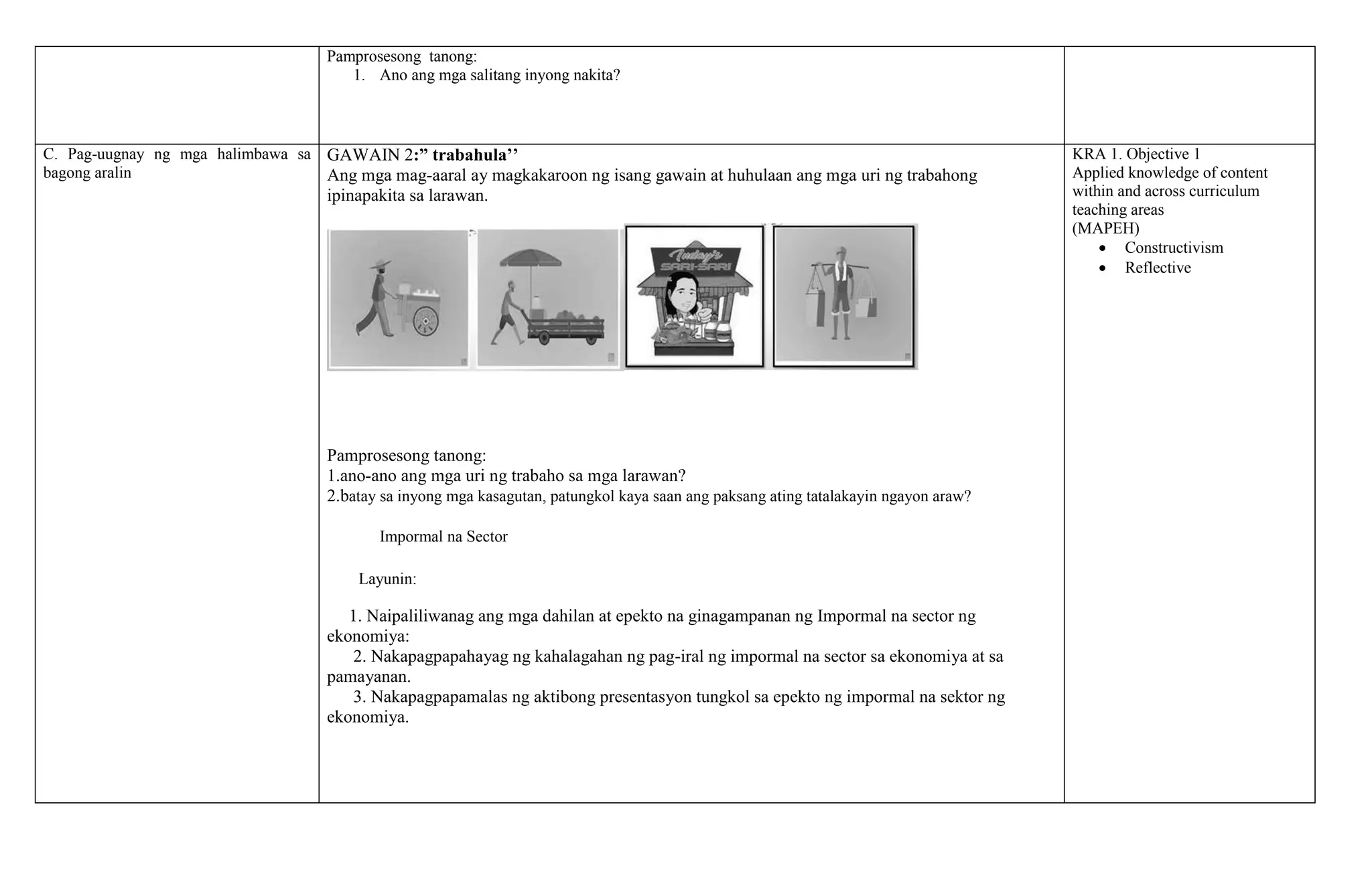 impormal na sector lesson plan detaileed.docx