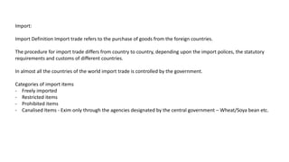 Import Management | PPTX