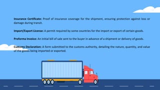 Import-Export Documentation & procedures | PPTX