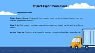 Import-Export Documentation & procedures | PPTX
