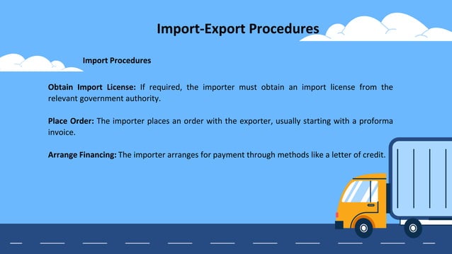Import-Export Documentation & procedures | PPTX | Logistics and Transportation Industry | Industries