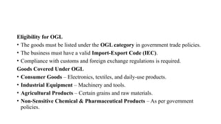 Import-Export License & Open General License (OGL.pptx
