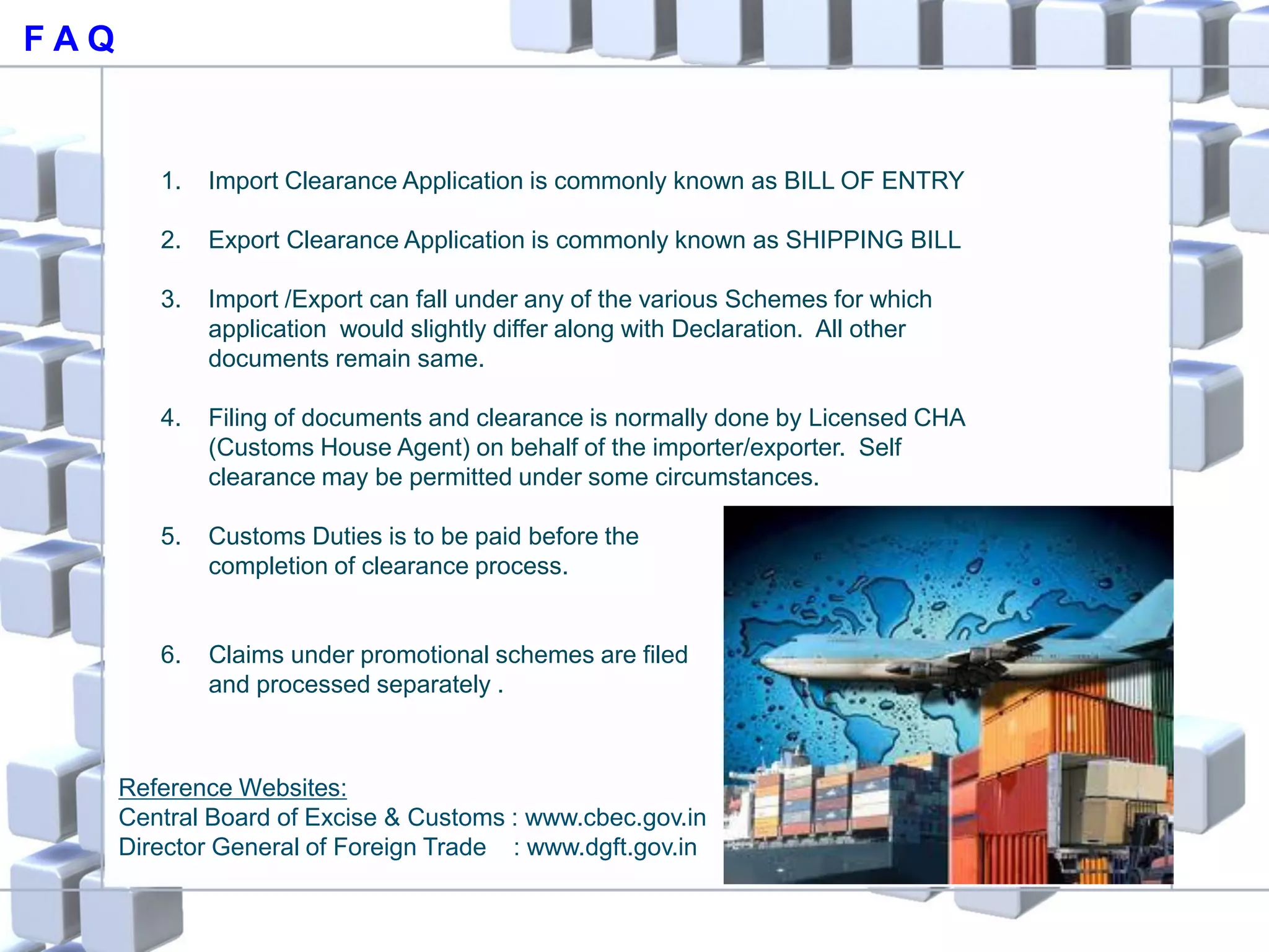 Import export custom clearance process | PDF Import export custom clearance process | PDF