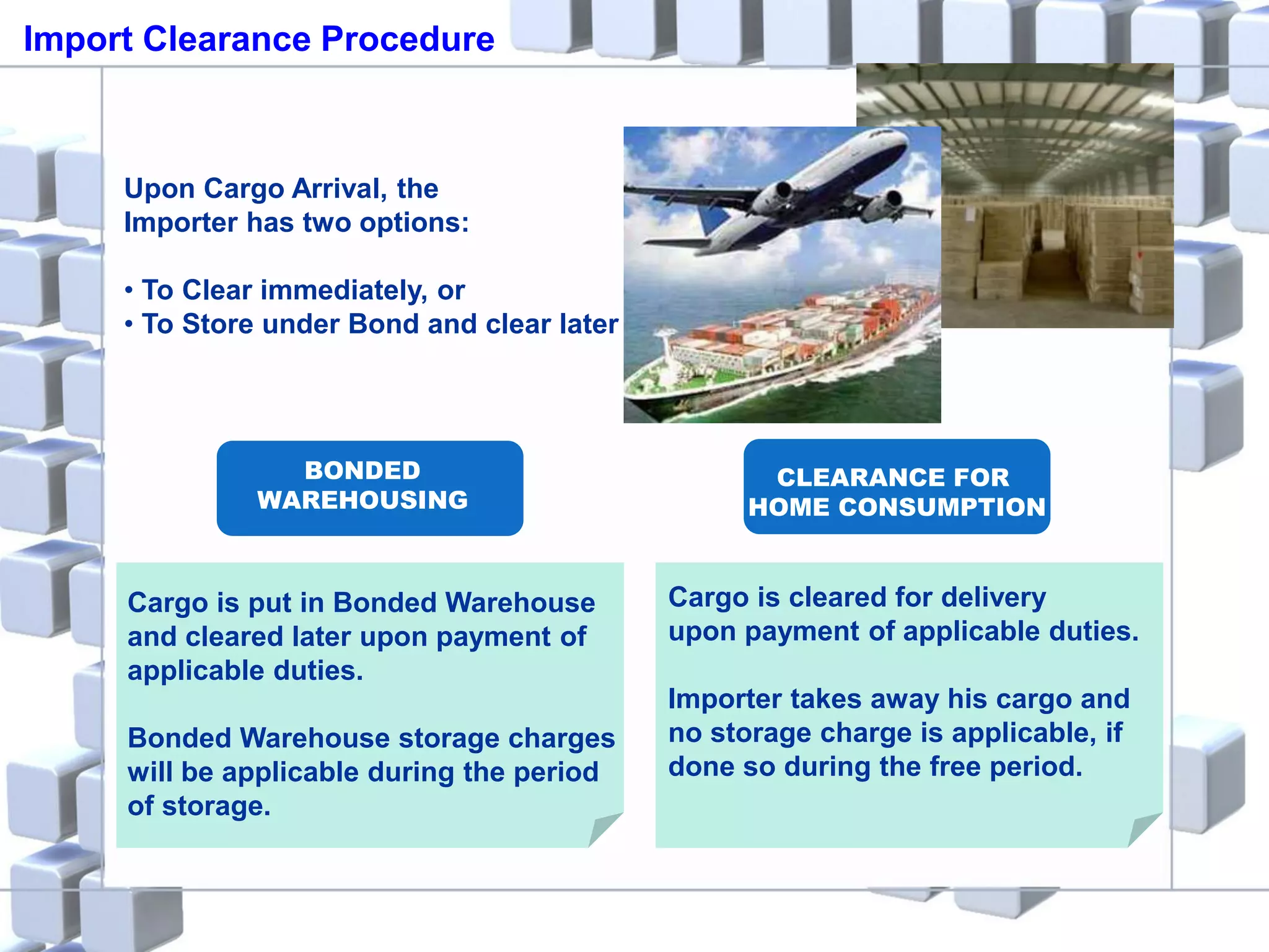 Import export custom clearance process | PDF