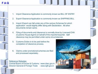 Import export custom clearance process | PDF