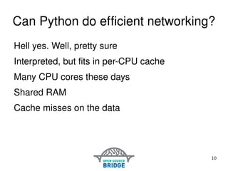 import rdma: zero-copy networking with RDMA and Python | PPT
