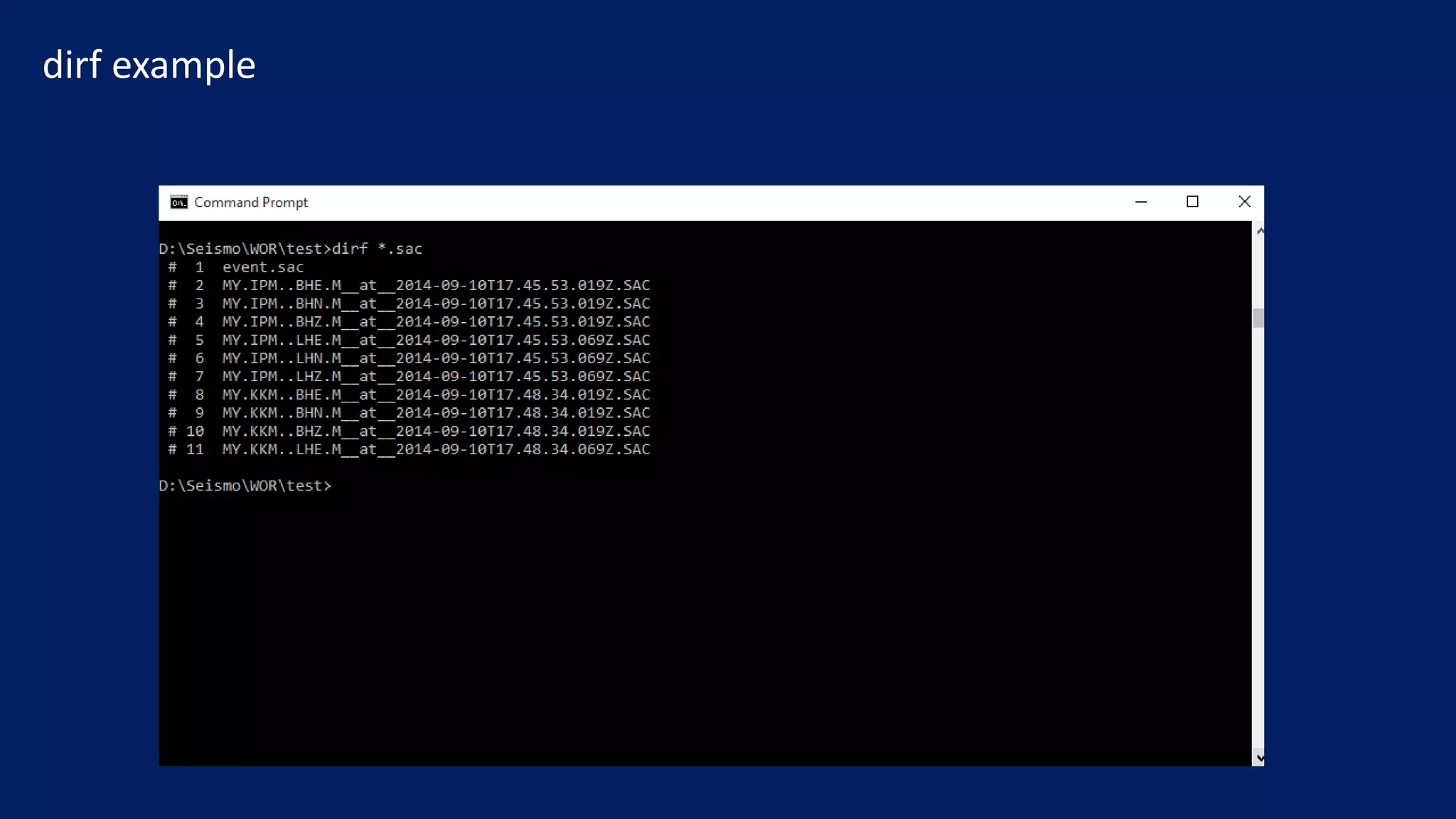Import waveform files into seisan | PPT