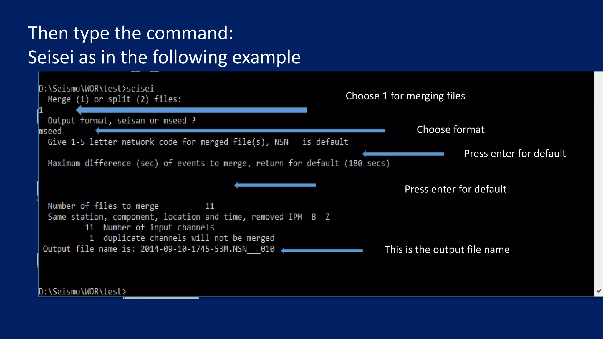 Import waveform files into seisan | PPTX