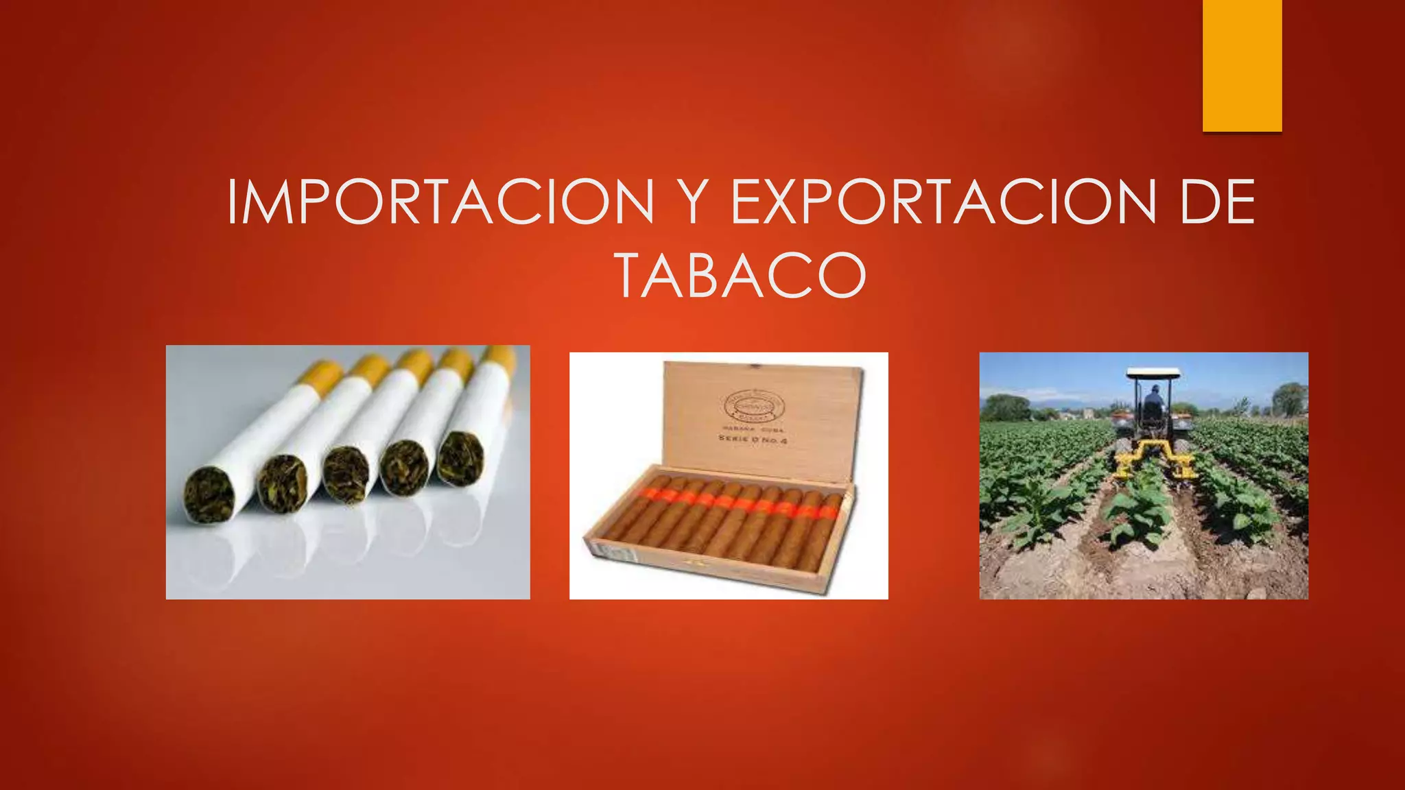 Importación y exportación de tabaco En TGuatemala | PPTX