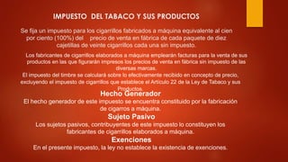 Importación y exportación de tabaco En TGuatemala | PPTX