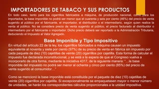 Importación y exportación de tabaco En TGuatemala | PPTX