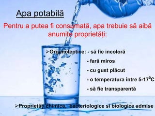 Importanța apei | PPTX
