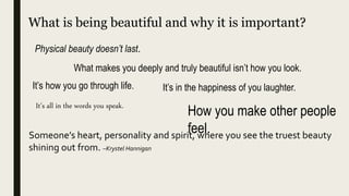 Importance of Being Beautiful | PPTX