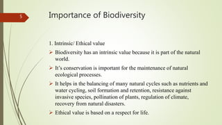 Importance of-biodiversity | PPTX
