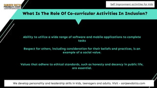 Importance of Co-Curricular Activities in Special Education | PPTX