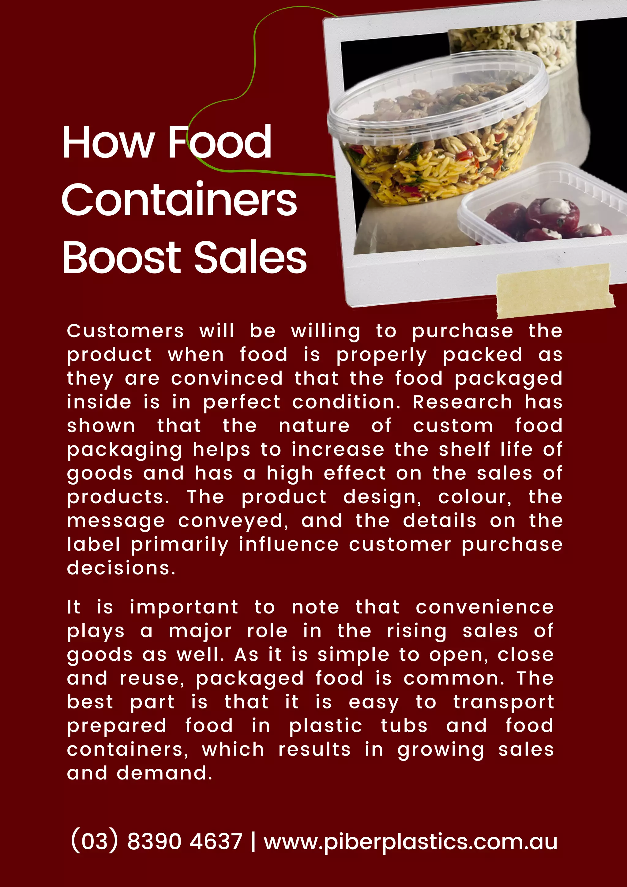 Importance of Food Packaging | PDF