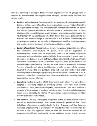 Importance of Human Resource Management in 21st Century | PDF