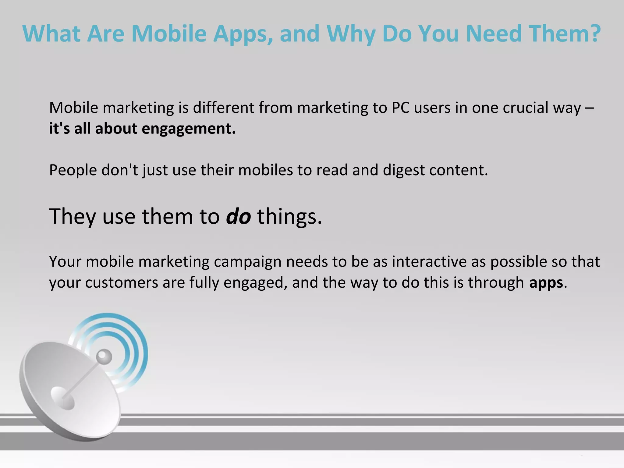 Importance of mobile apps | PPT