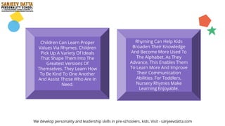 Importance of Nursery Rhymes in Childhood | PPTX