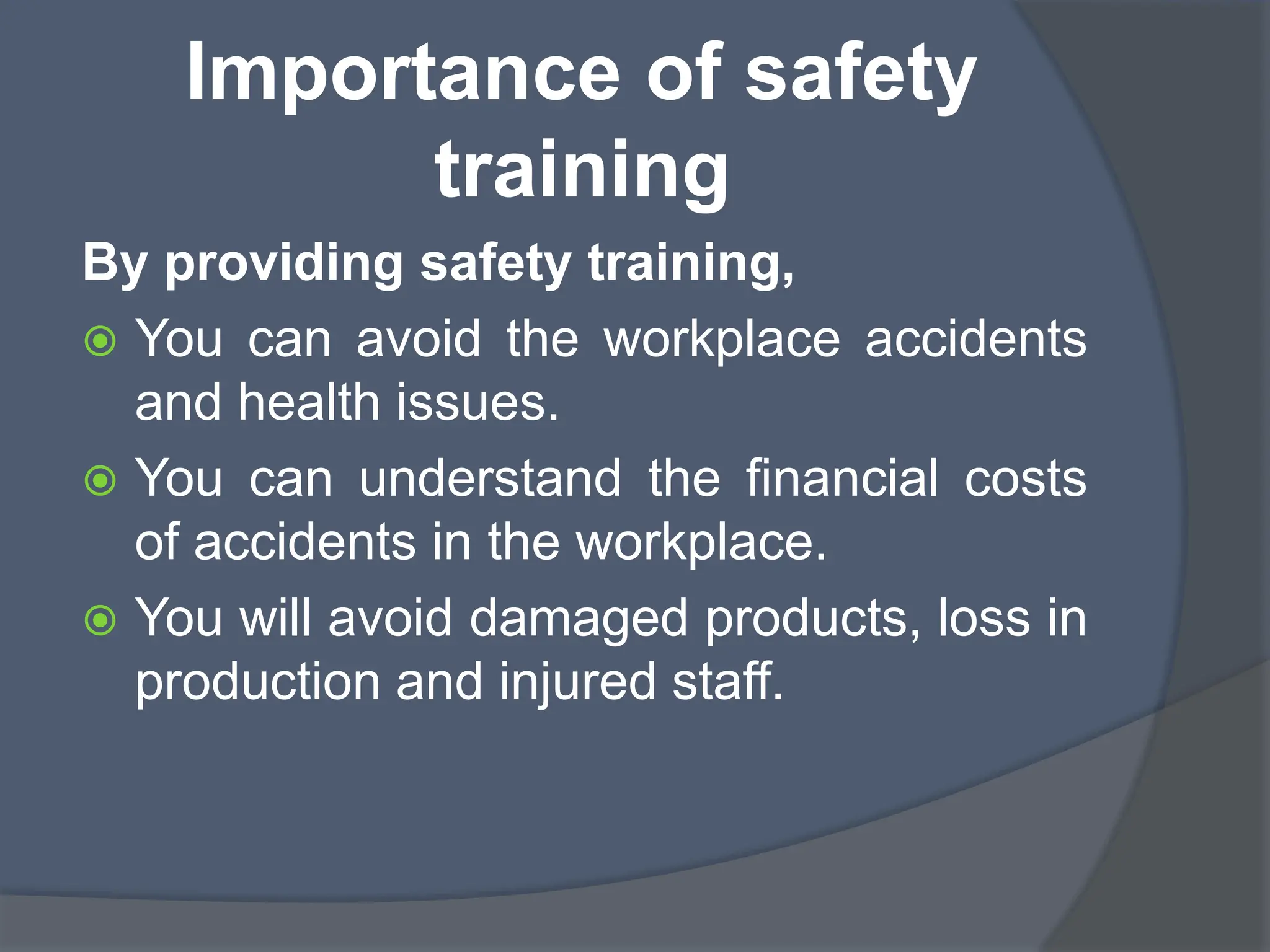 Importance-of-Safety-Training for a industrial workers | PPT