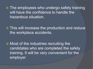 Importance-of-Safety-Training for a industrial workers | PPT