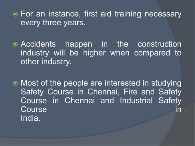 Importance-of-Safety-Training for a industrial workers | PPT