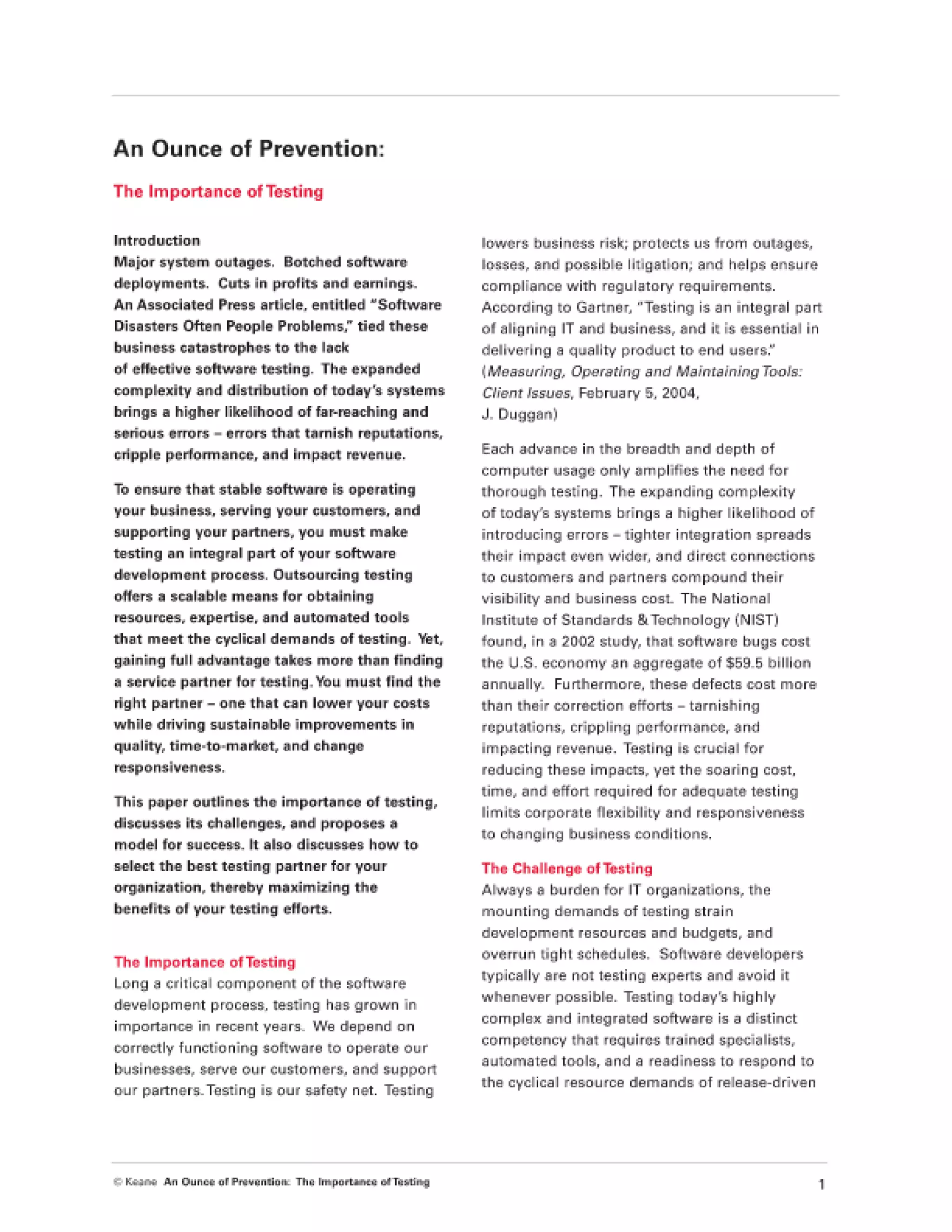 Importance of Testing | PDF | Standardized Testing | Educational Assessment