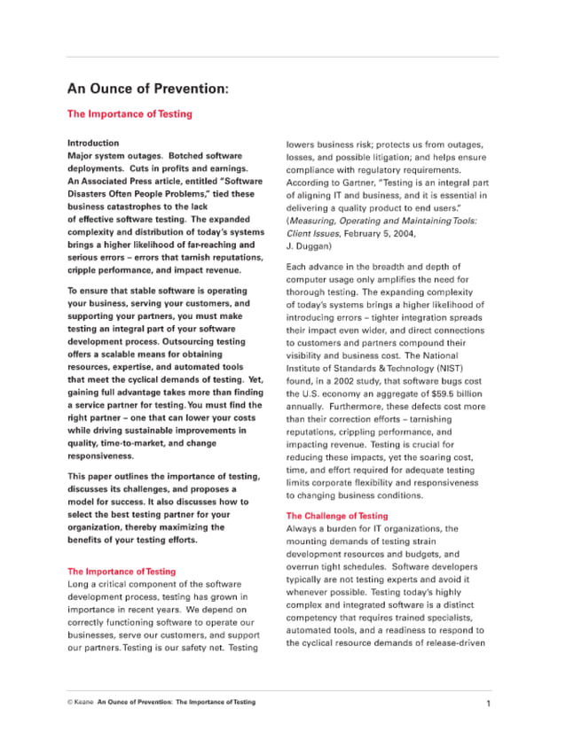 Importance of Testing | PDF | Standardized Testing | Educational Assessment