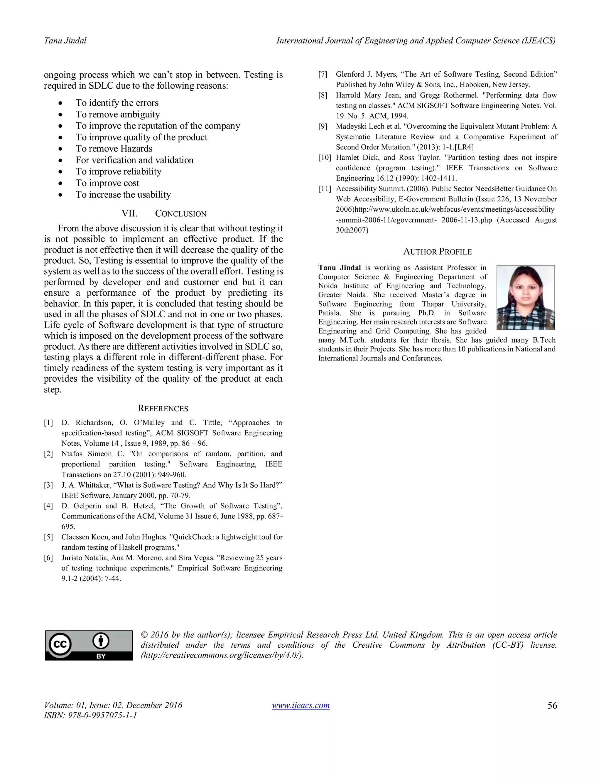 Importance of Testing in SDLC | PDF