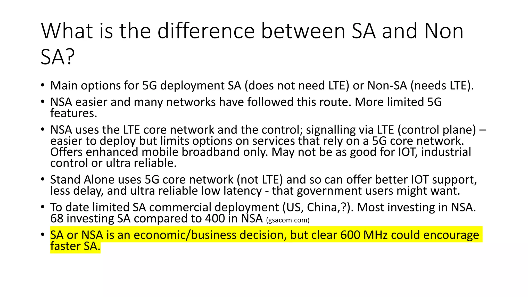 Importance of the 600 MHz band as a 5G enabler | PPT