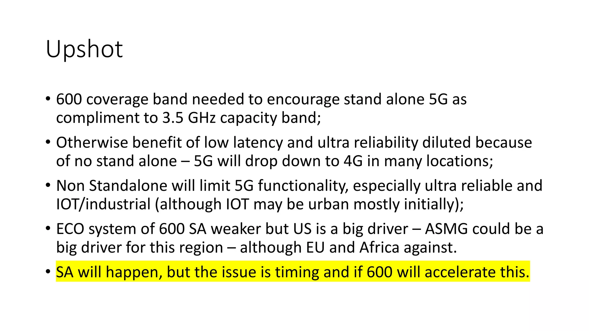 Importance of the 600 MHz band as a 5G enabler | PPT