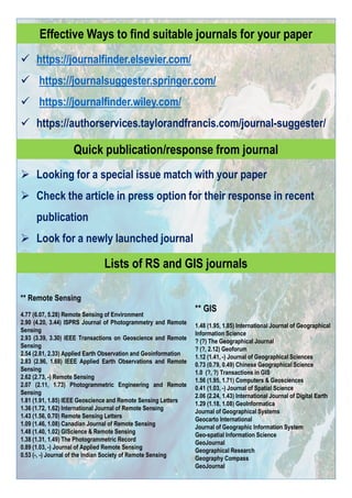 Importance and application of gis for environmental sustainability | PDF