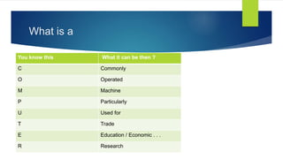 Importance and basics of computer education for school students | PPT