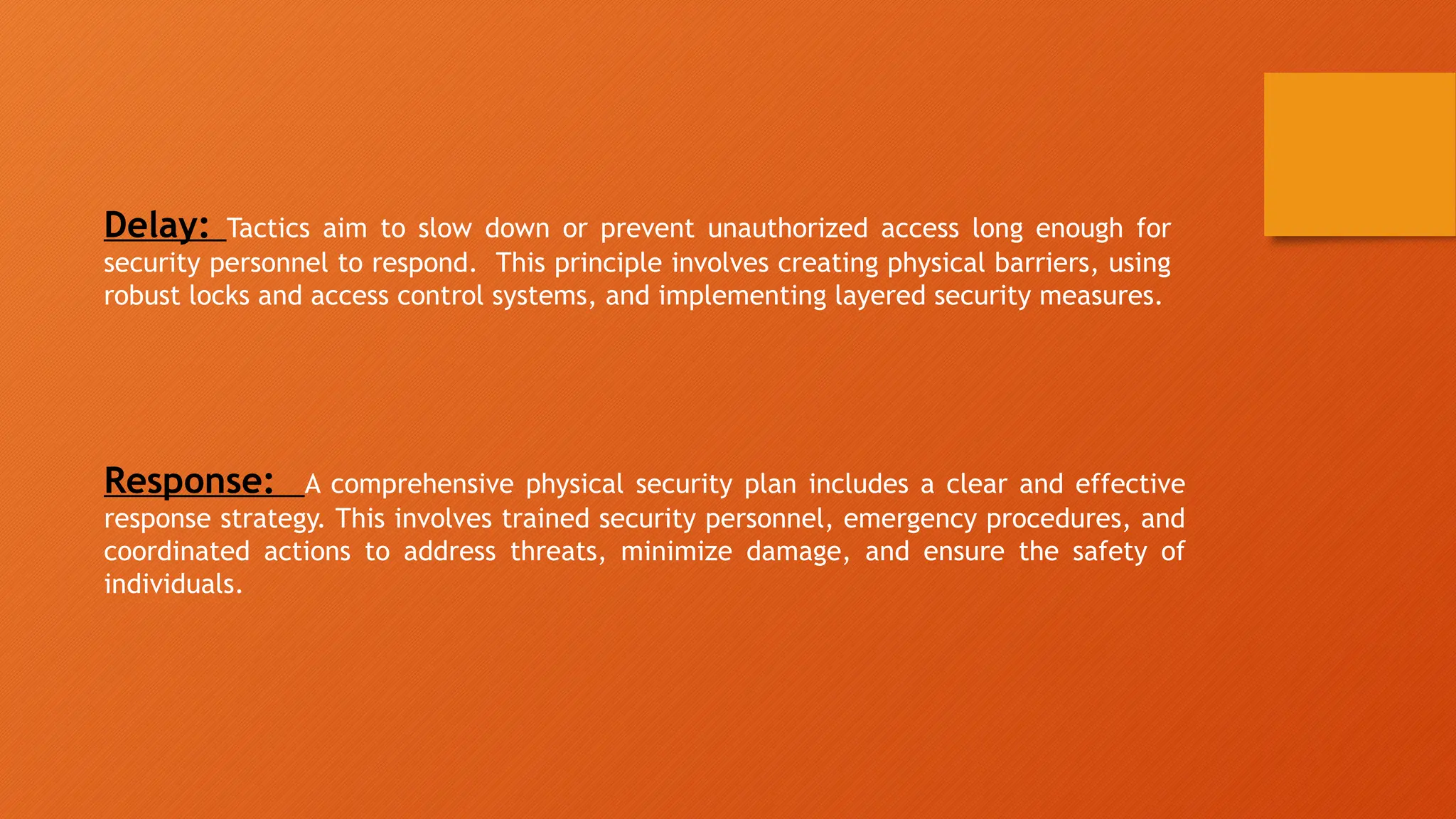 IMPORTANCE AND CORE PRINCIPLE OF PHYSICAL SECURITY.pptx