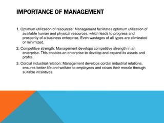 Importance and Evaluation Of Management.pptx