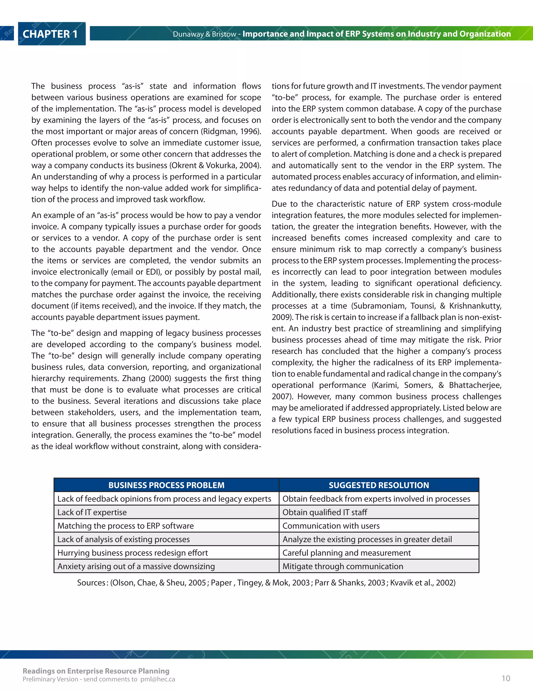 Importance and Impact of ERP Systems on Industry | PDF