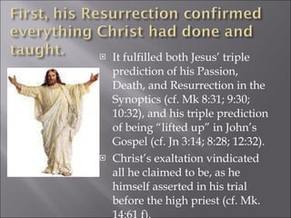 Importance and nature of the resurrection | PPT