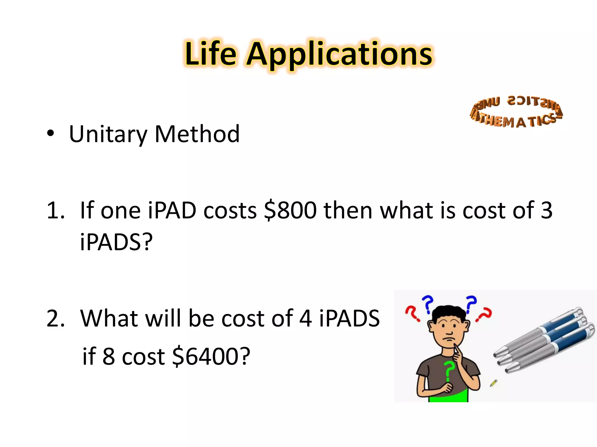 Importance and practical application of mathematics | PPT